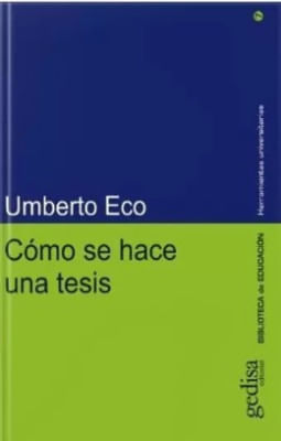 Como Se Hace Una Tesis - Librería Nacional - Librería Nacional